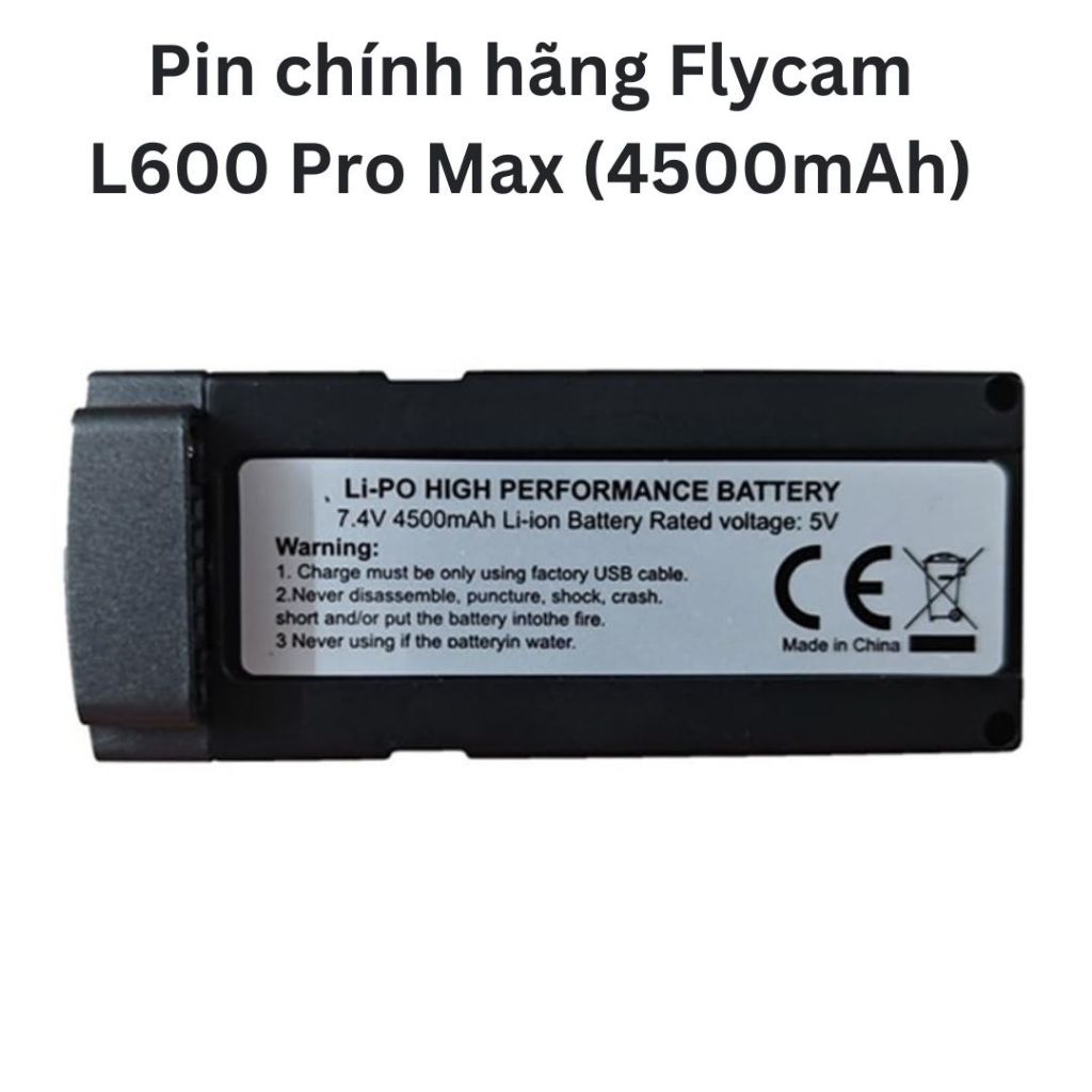 Pin chính hãng Flycam L600 Pro Max - 4500mAh | Shopee Việt Nam