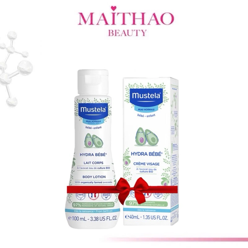 Combo Mustela Kem Dưỡng Da Mặt Và Sữa Dưỡng Ẩm Toàn Thân Cho Bé Da ...
