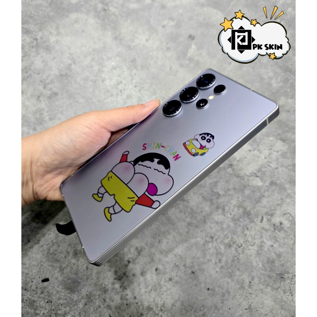 Miếng dán PPF in hình Shin samsung S25 ultra, S25, S24 ultra, S24 plus ...