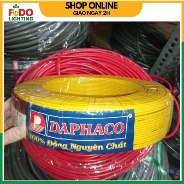 Dây điện đôi mềm 100M Daphaco VCMD 2x16, 2x24, 2x32, 2x30 chính hãng ...