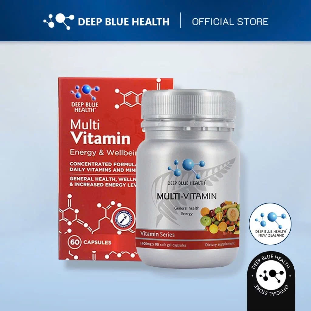 Viên Uống Vitamin Tổng Hợp Deep Blue Health MultiVitamin 60 Viên ...