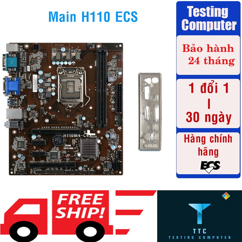 Mainboard ECS H110M4-C43 | Shopee Việt Nam