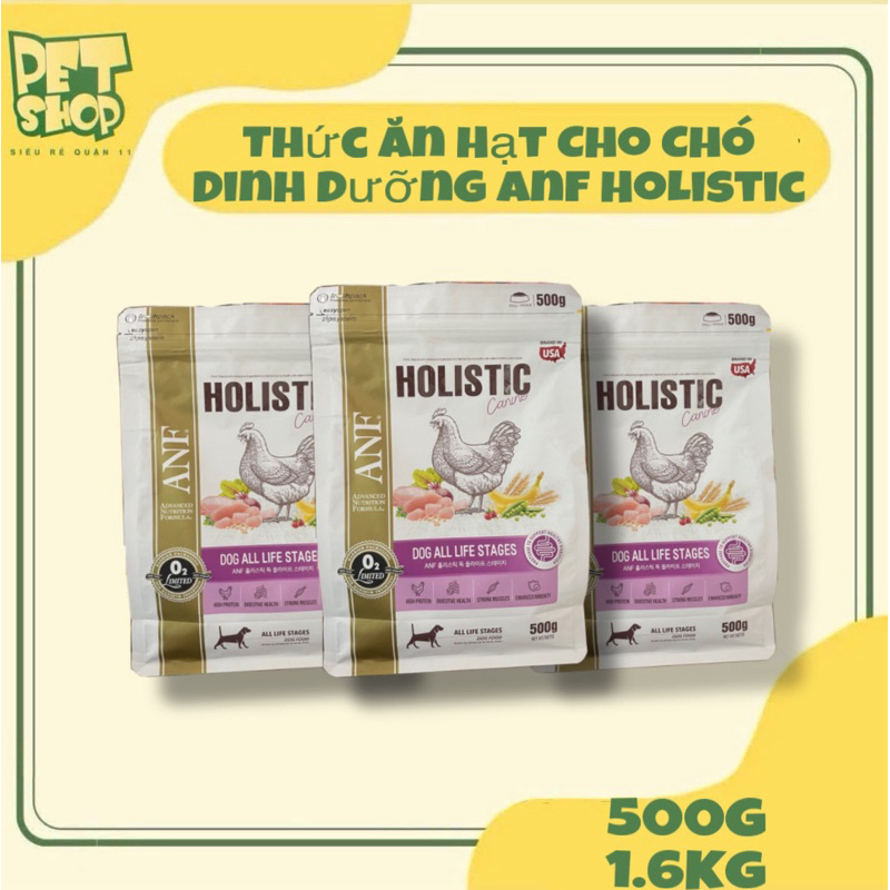 Thức Ăn Hạt Cho Chó Dinh Dưỡng ANF HOLISTIC 500G-1.6Kg | Shopee Việt Nam