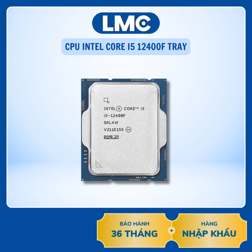 CPU Intel Core i5 12400F Tray New | 4.40 GHz, 6 Cores 12 Threads, LGA ...