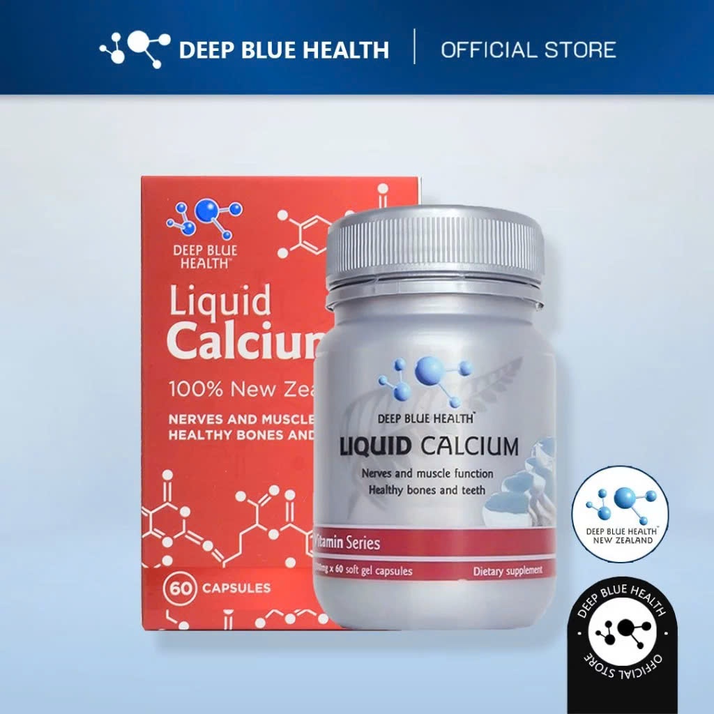 Viên Uống Bổ Sung Canxi Deep Blue Health Liquid Calcium (60 viên ...