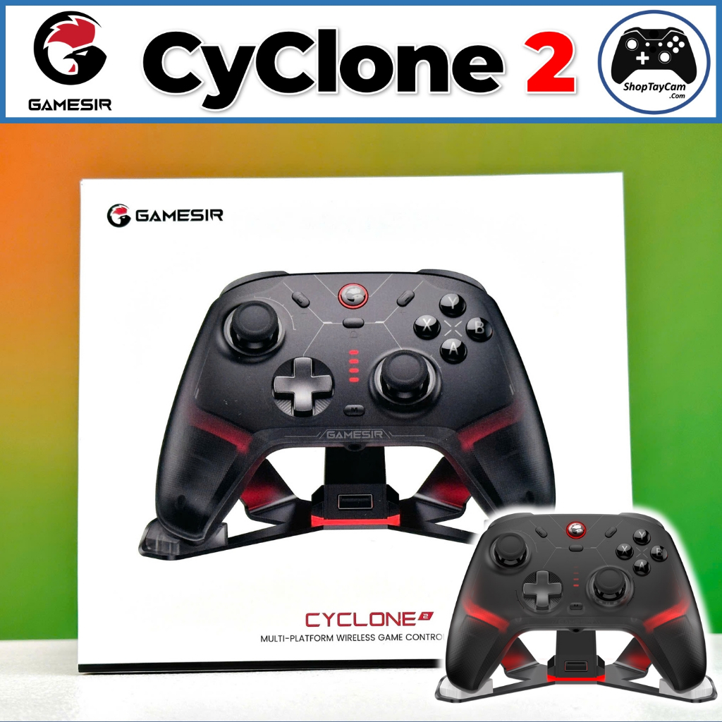 Tay Cầm GameSir CYCLONE 2 Chính Hãng Hall Effect, 1000Hz, Chơi Game FCO ...