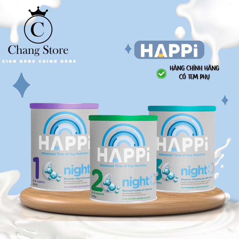 Sữa công thức Happi Day & Night 600g Nhập khẩu Úc lon 600gram | Shopee ...