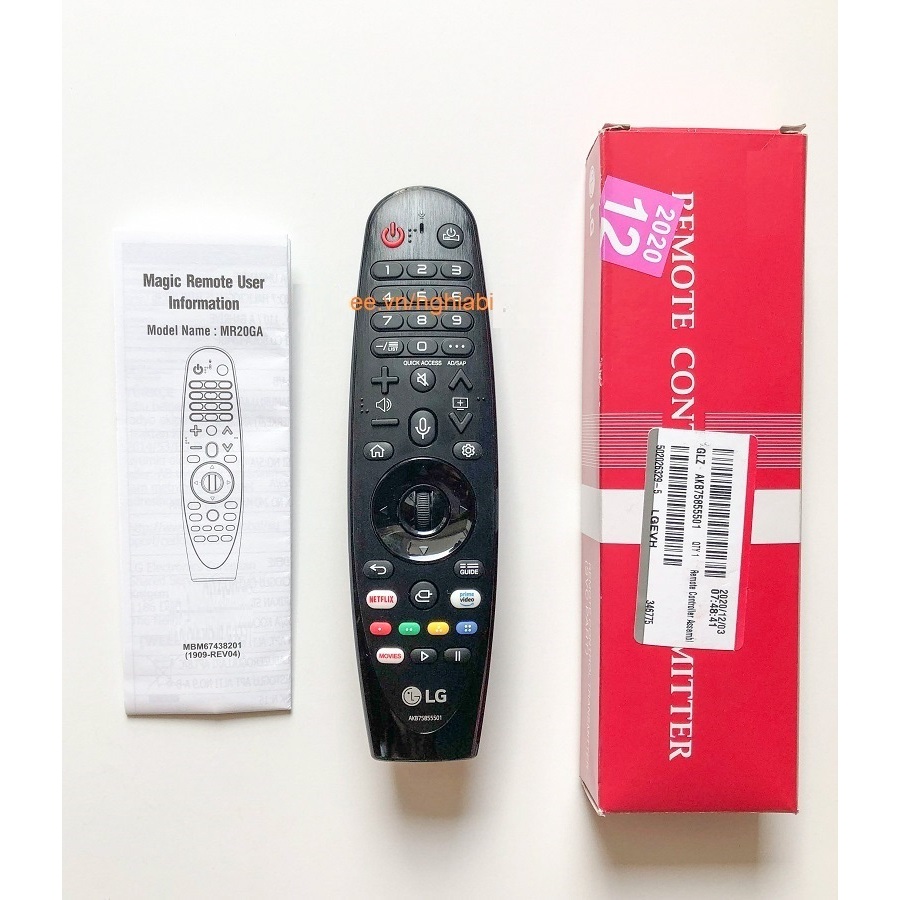Remote Dùng Cho TV LG MR20GA AKB75855501 Điều Khiển Tivi Giọng Nói Thay ...