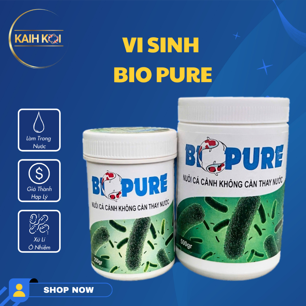 Vi Sinh Bio Pure giúp xử lí ô nhiễm tầng đáy ao hồ | Shopee Việt Nam