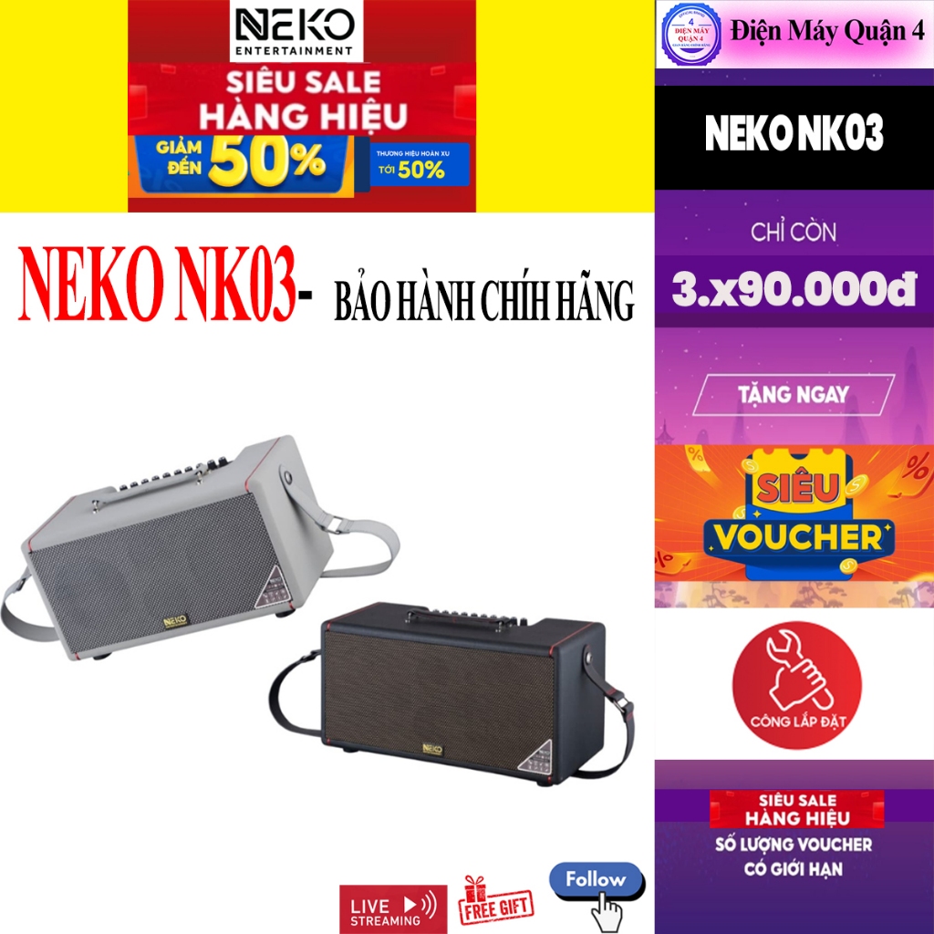 Loa Karaoke Neko NK03 - Hàng chính hãng | Shopee Việt Nam