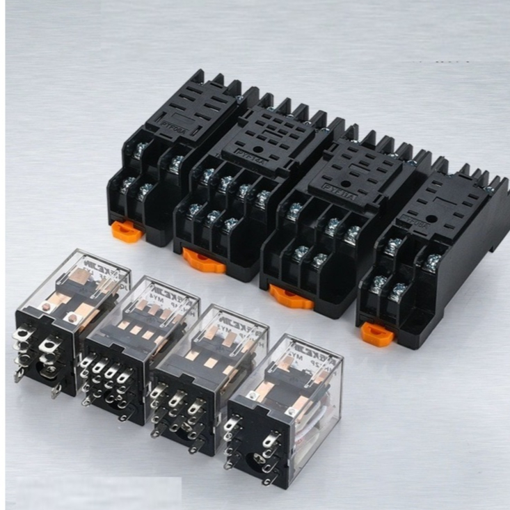 Rơ Le Trung Gian 8 Chân 14 Chân Relay MY4N LY2N MY2N 220VAC 24VDC 12VDC | Shopee Việt Nam