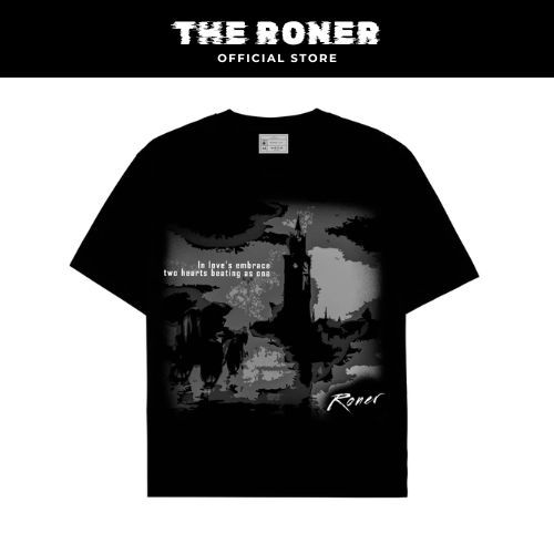 Áo thun OVERSIZE "Gloomy" Black THE RONER 100% Cotton Local Brand Unisex | Shopee Việt Nam