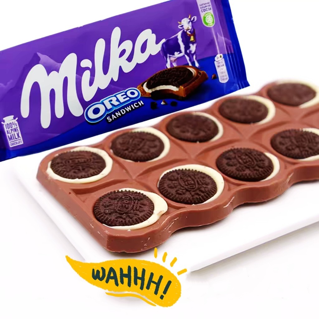 Socola Milka Oreo Sandwich Thanh 92G | Shopee Việt Nam