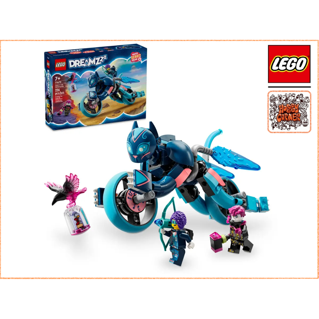 LEGO Dreamzzz Season 2 Zoey's Cat Motorcycle - 71479 - Mèo Motor Của ...