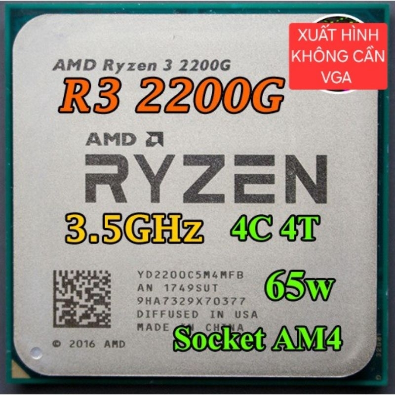 CPU AMD R3 2200G R3 3200G chơi game | Shopee Việt Nam