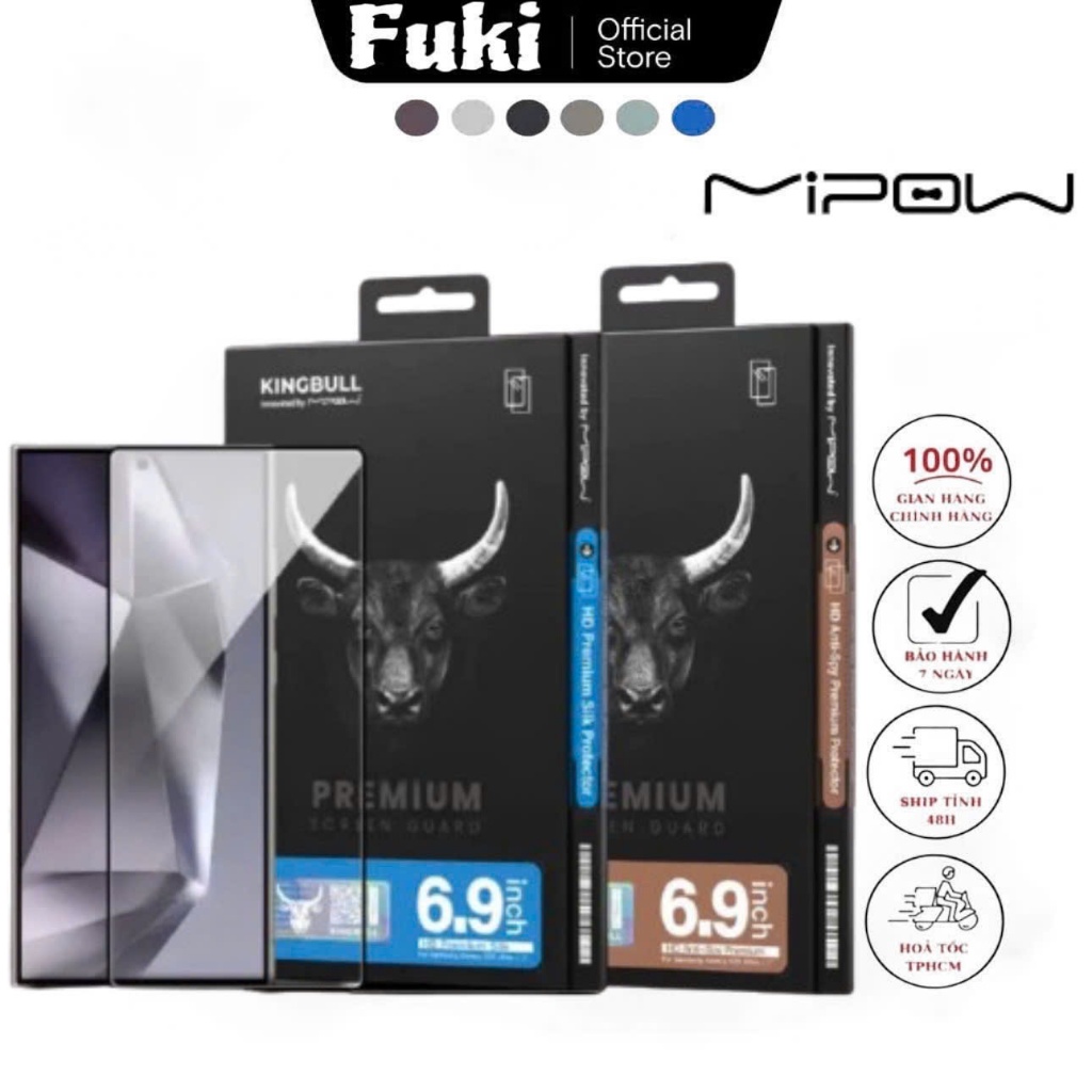 Cường Lực Mipow Kingbull Samsung S25 Ultra Hd Premium Silk - Hàng chính ...