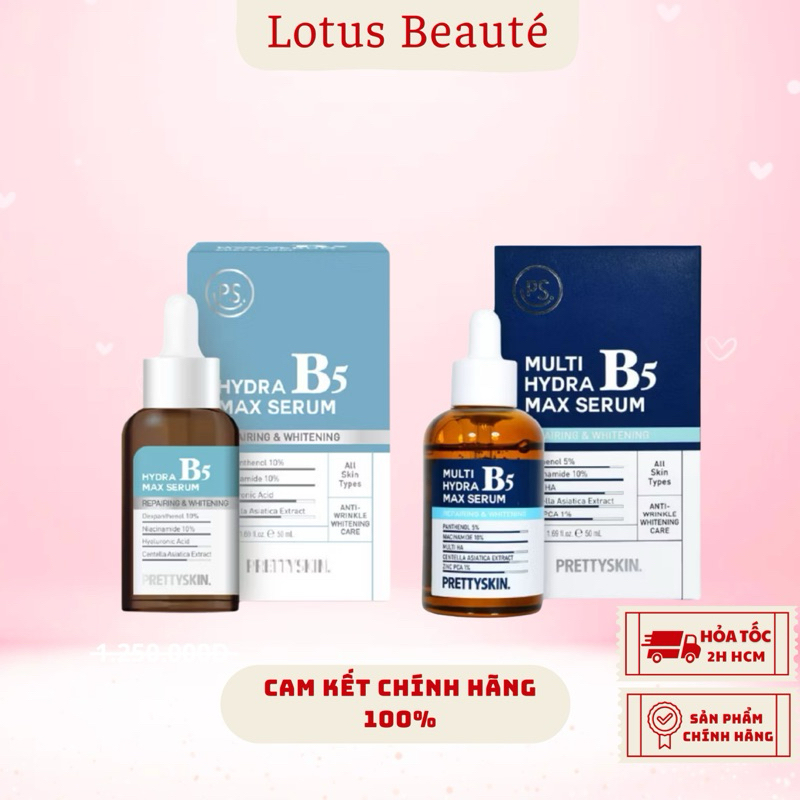 Tinh Chất Phục Hồi Da Prettyskin Hydra Max Serum B5 ( 50ml ) | Shopee Việt Nam