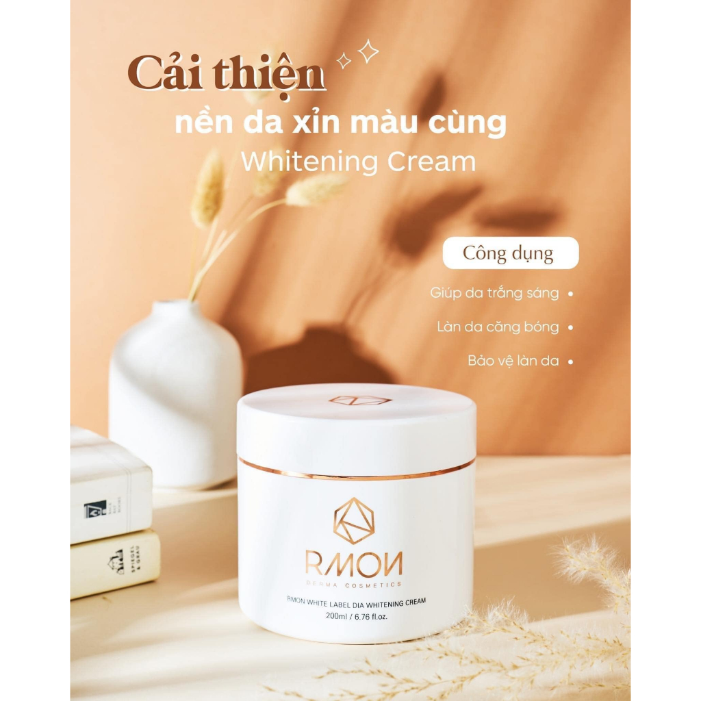 Kem Ủ Trắng và Make-Up Da Body RMON White Label Dia Whitening Cream ...