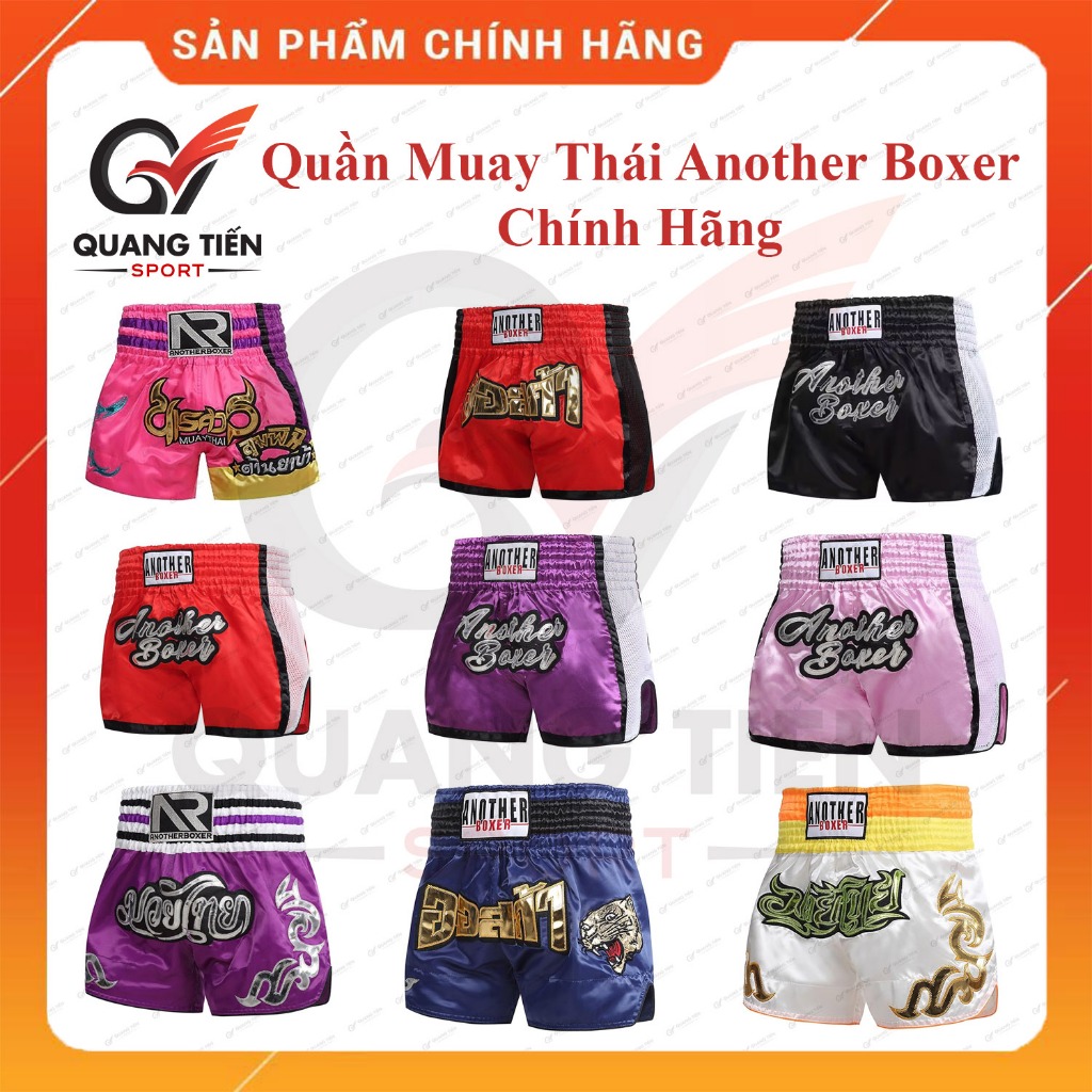 Quần Muay Thái Another Boxer Chính Hãng Muay Thai Short Chất Liệu Satin ...