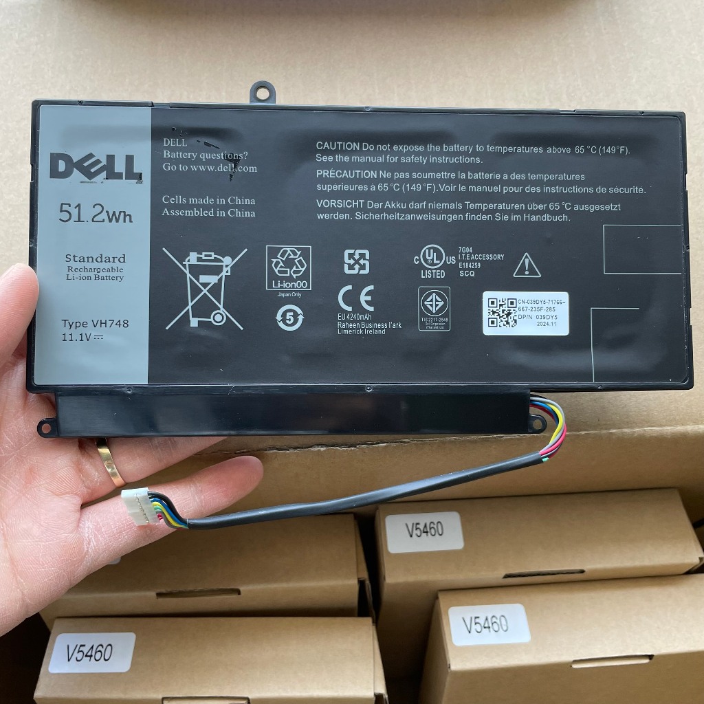 pin dell vostro 5560 5480 5470 5460 5560D, Inspiron 14 5439, Ins14zD ...