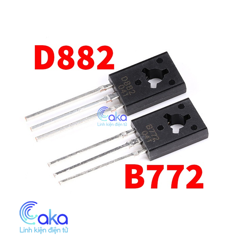 Transistor D882 D772 NPN 3A 40V Transistor Ngược D882, Transistor Thuận B772 tùy chọn | Shopee ...