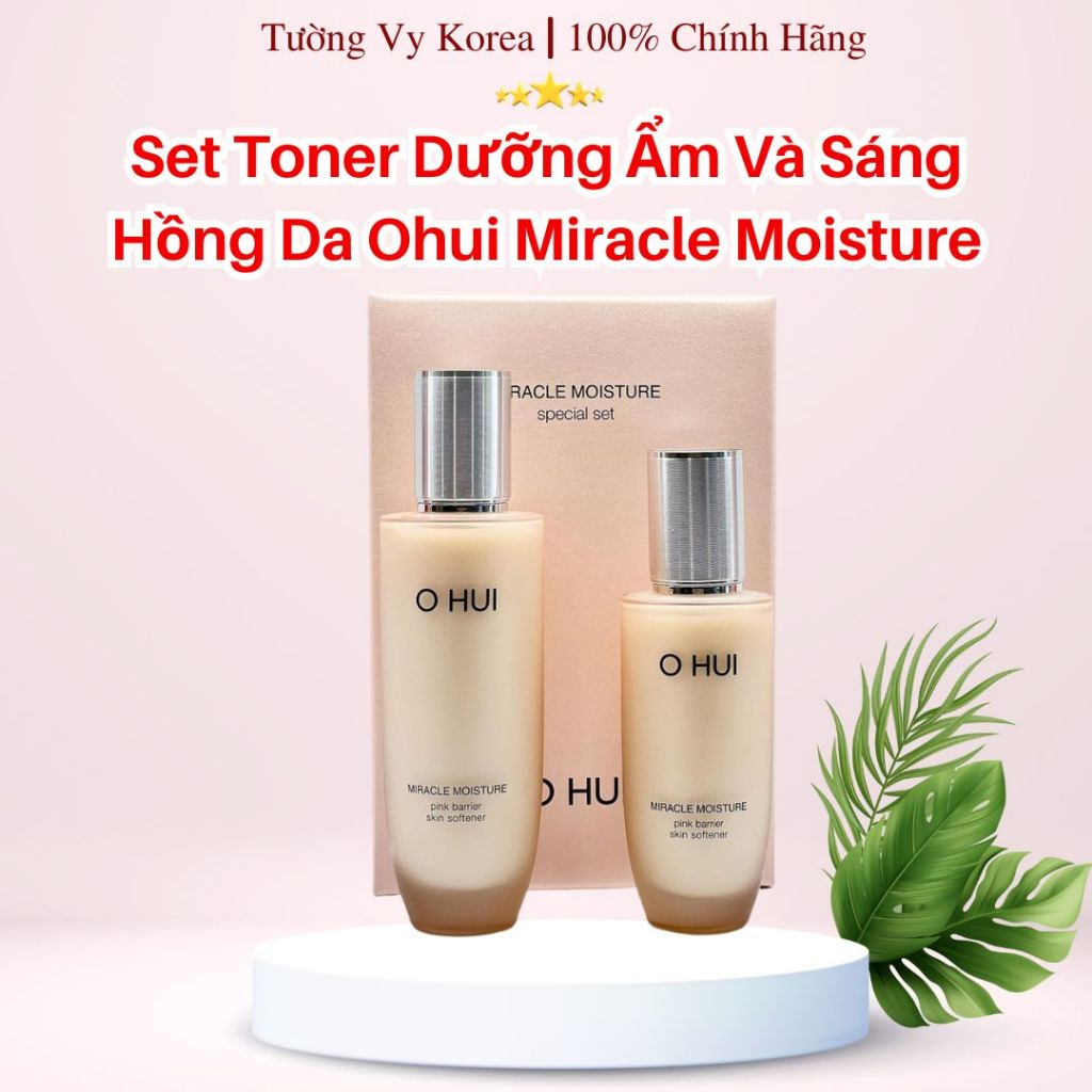 (CHÍNH HÃNG) Set Toner Dưỡng Ẩm, Sáng Hồng Da Chống Lão Hóa Ohui ...