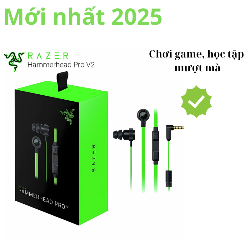 [* NEW *]Tai Nghe Razer Hammerhead Pro V2 New Seal 100% FullBox Có Dây ...