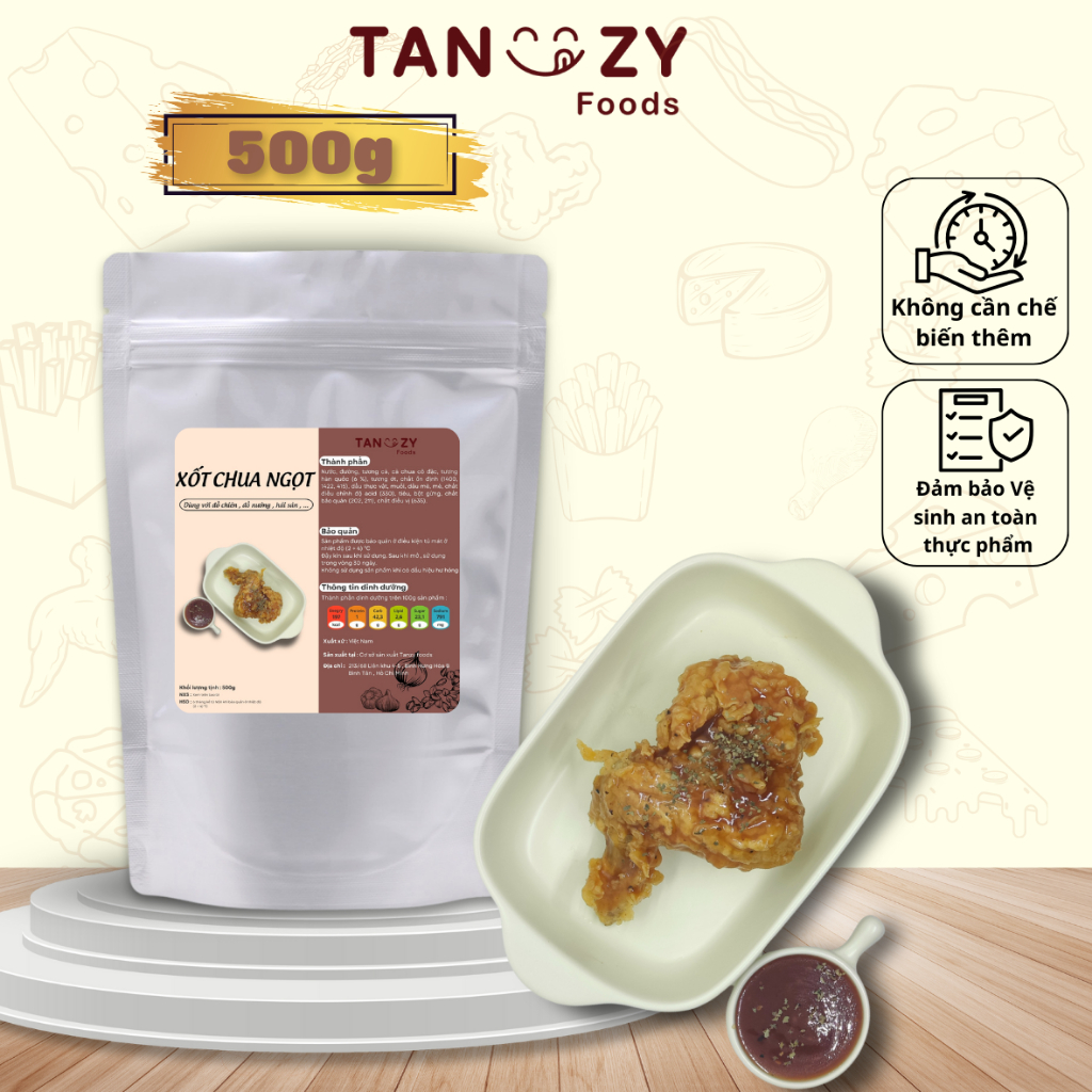 Xốt Chua Ngọt Tanzy Foods 500g Chấm Gà Rán Hàn Quốc | Shopee Việt Nam