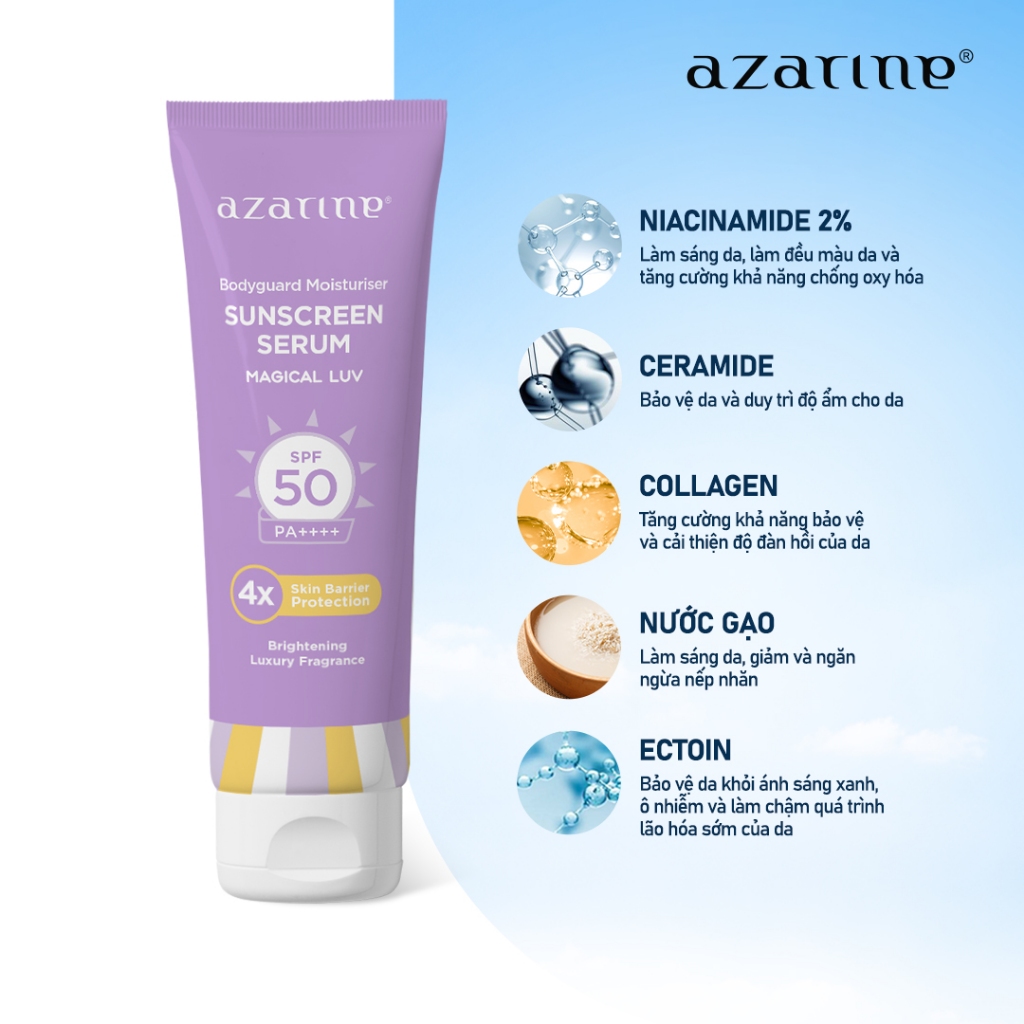 Gel dưỡng ấm chống nắng toàn thân - Azarine Sunscreen Magical LUV - SPF ...