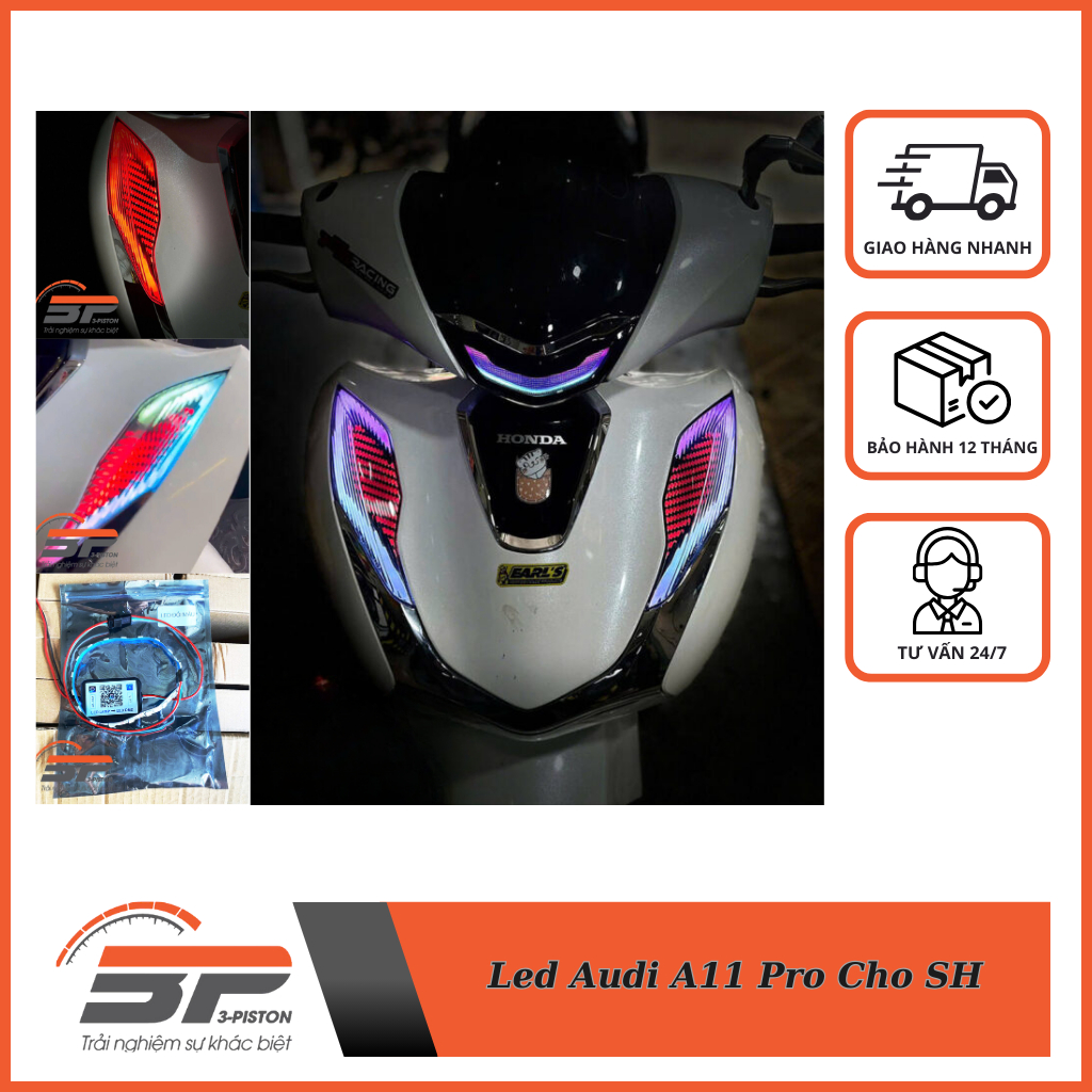 Phôi Led Audi A11 Pro Cho SH - BH 12 tháng | Shopee Việt Nam