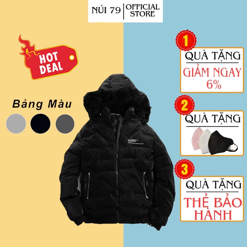 Áo Khoác Bóng Lông Vũ Nam Nữ ⚡Áo Khoác Đại Hàn⚡ Áo Phao 3 Lớp Dày Dặn ...