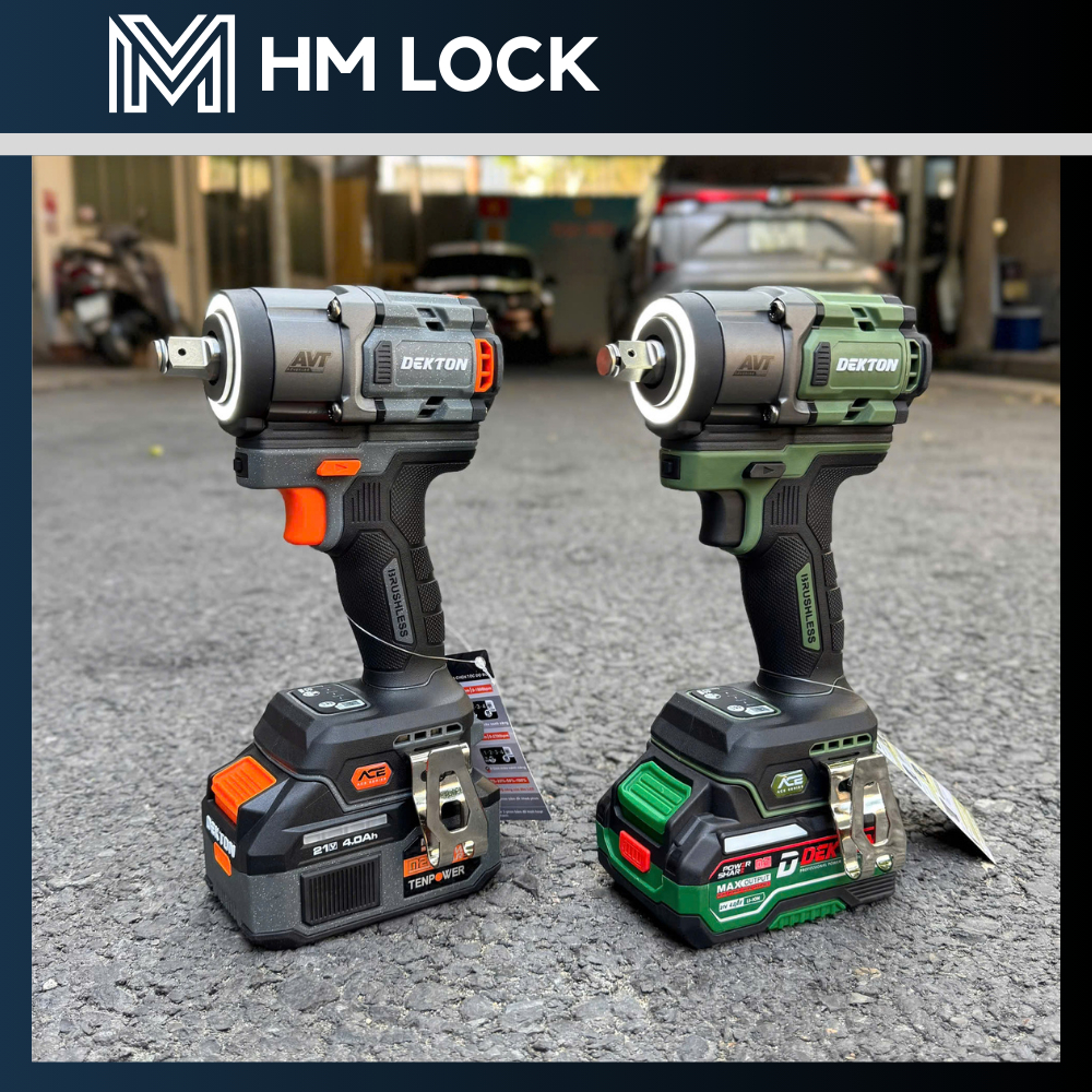 THÂN MÁY SIẾT BU LÔNG PIN 21V DEKTON M21-IW680PROMAX - LỰC 680N.M, MỞ ...