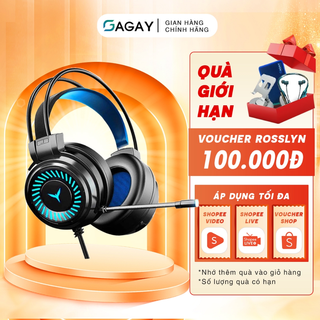 Tai nghe chụp tai gaming G60 có mic đàm thoại Led RGB,headphone dùng ...