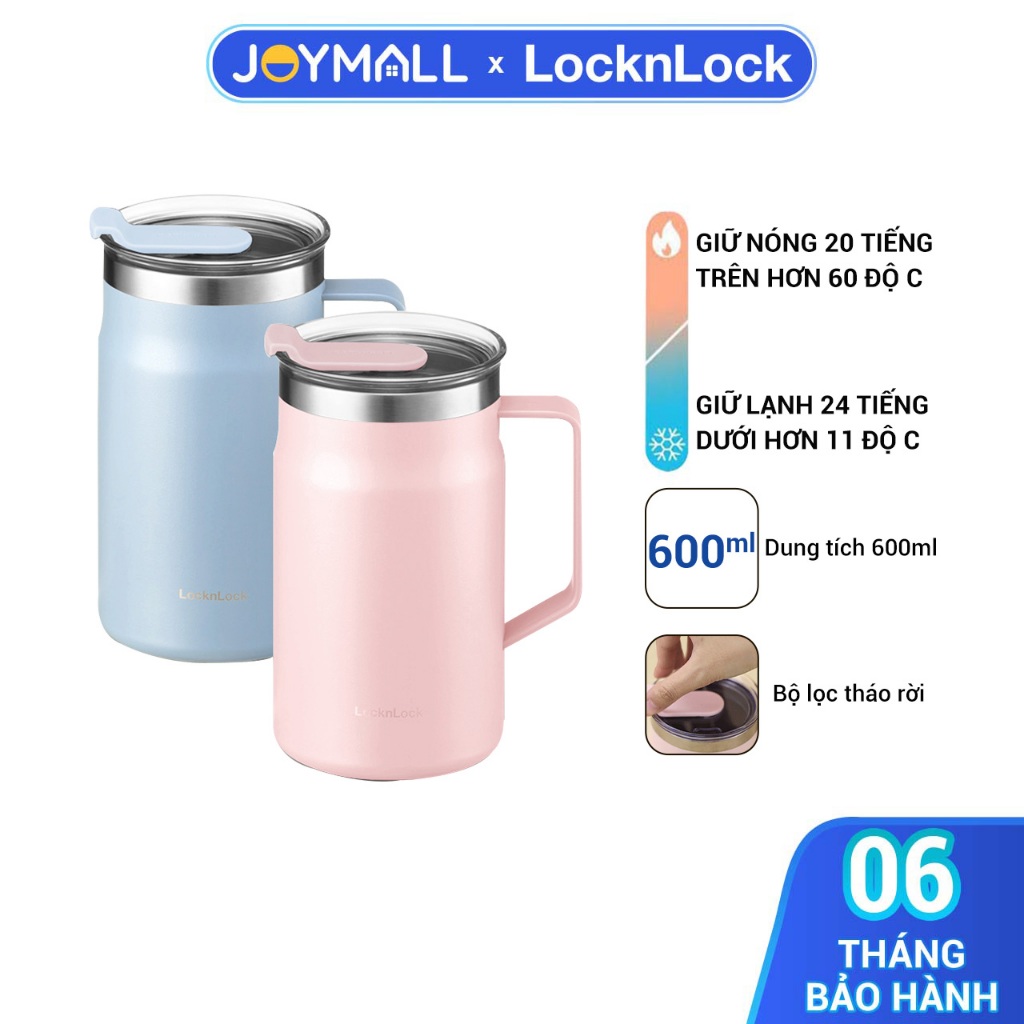Ly Giữ Nhiệt LocknLock Metro Table Mug LHC4282 600ml, Hàng Chính Hãng ...
