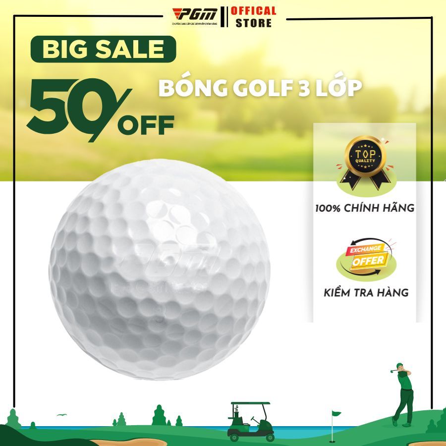 Bóng Golf, Bóng Golf 3 Lớp, PGM, Bóng Golf Bền Bỉ, Tỷ Lệ Xoáy Cao Cho ...