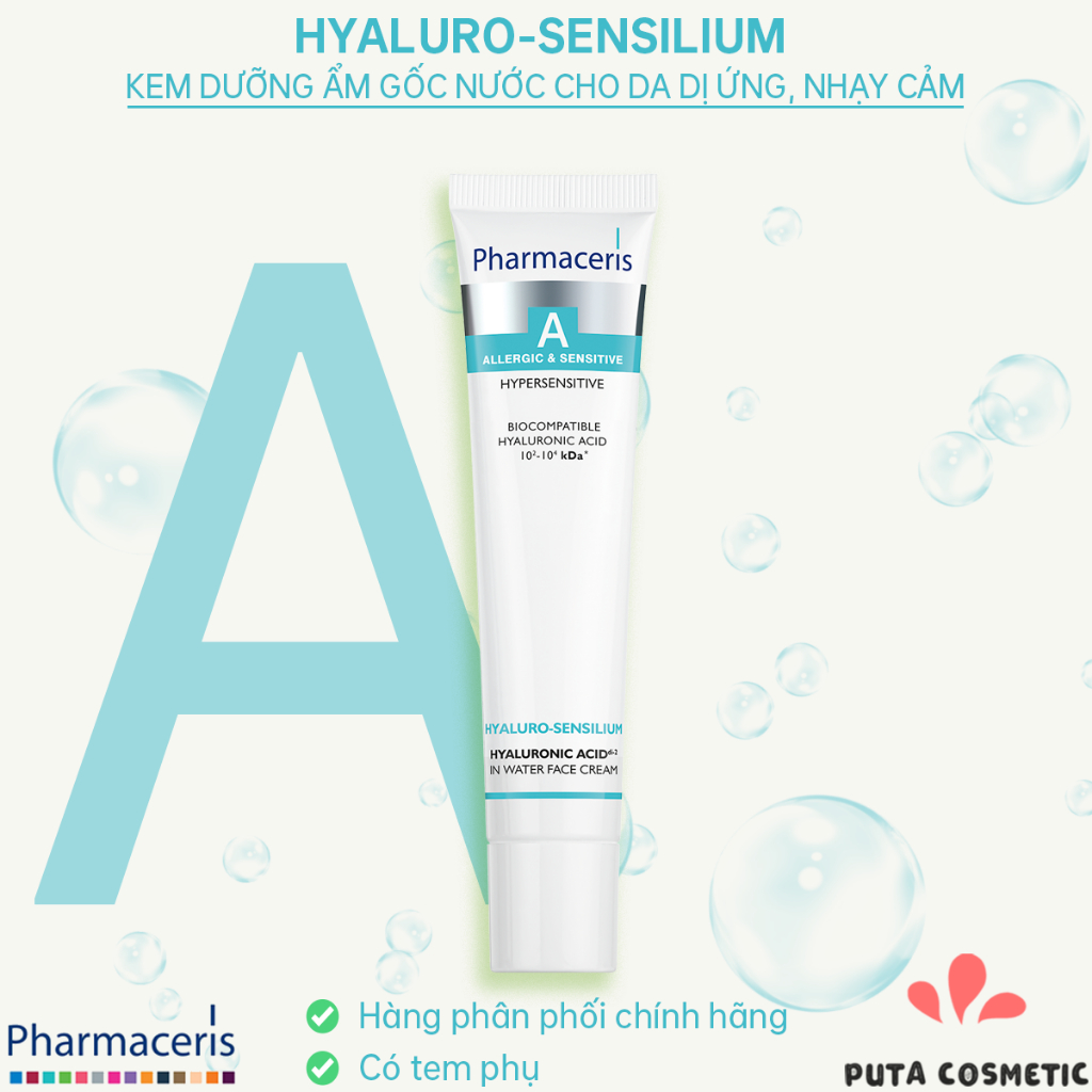 Pharmaceris Hyaluro-Sensilium - Kem dưỡng ẩm làm dịu da tức thì 40ml ...