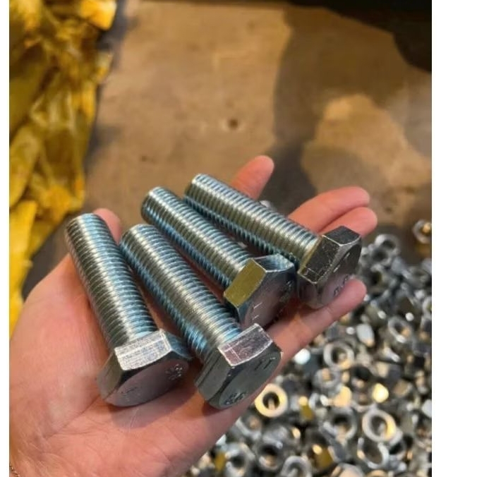 Bulong mạ kẽm M6 M8 M10 chống rỉ đủ cỡ BULONG ỐC VÍT | Shopee Việt Nam