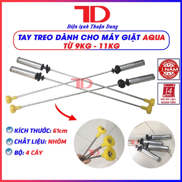 Tay treo đa năng dành cho máy giặt Aqua từ 9-12 kg, Bộ tay quang, ty ...