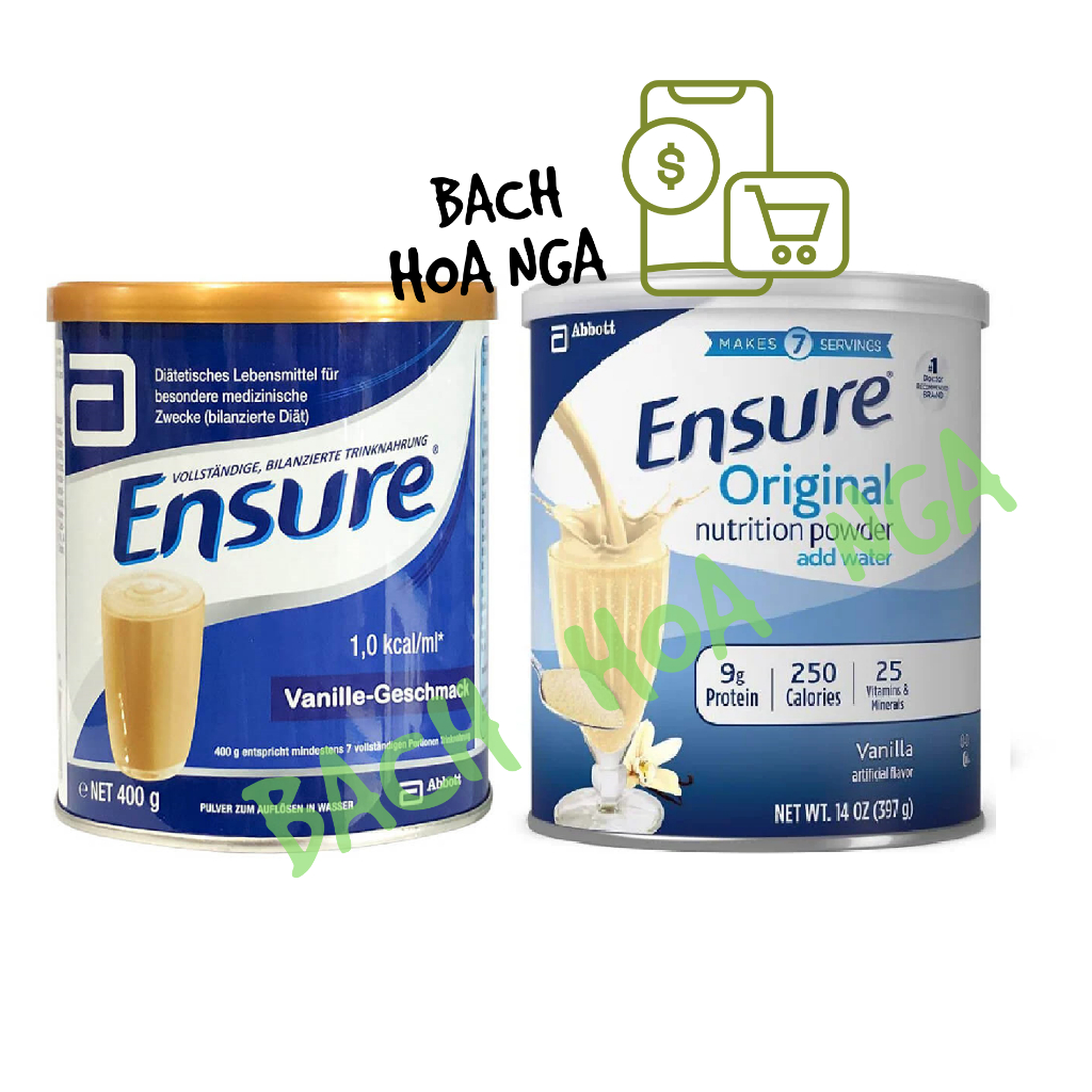 Sữa Bột Ensure Đức, Mỹ Hộp 400g | Shopee Việt Nam