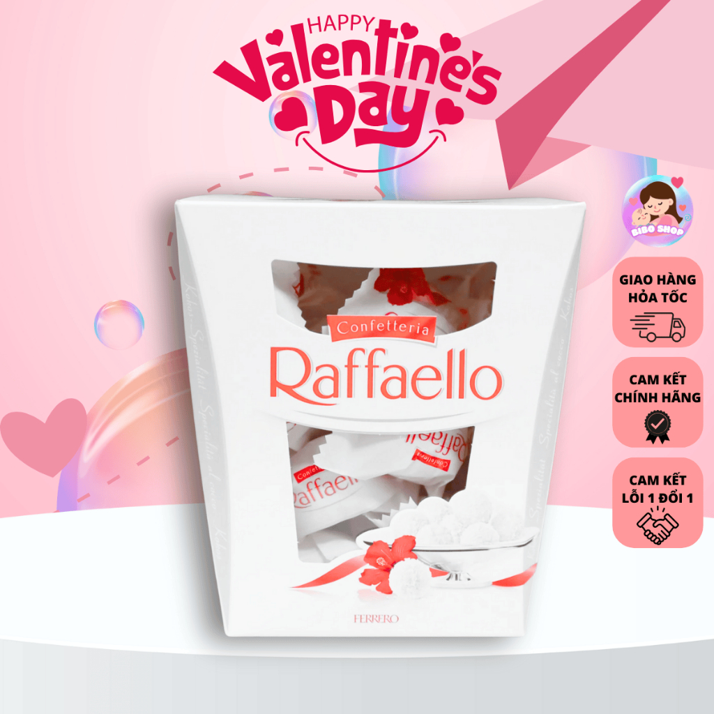 [HSD 6/2025] Bánh Raffaello nhân dừa 150g tặng Người Yêu | Shopee Việt Nam