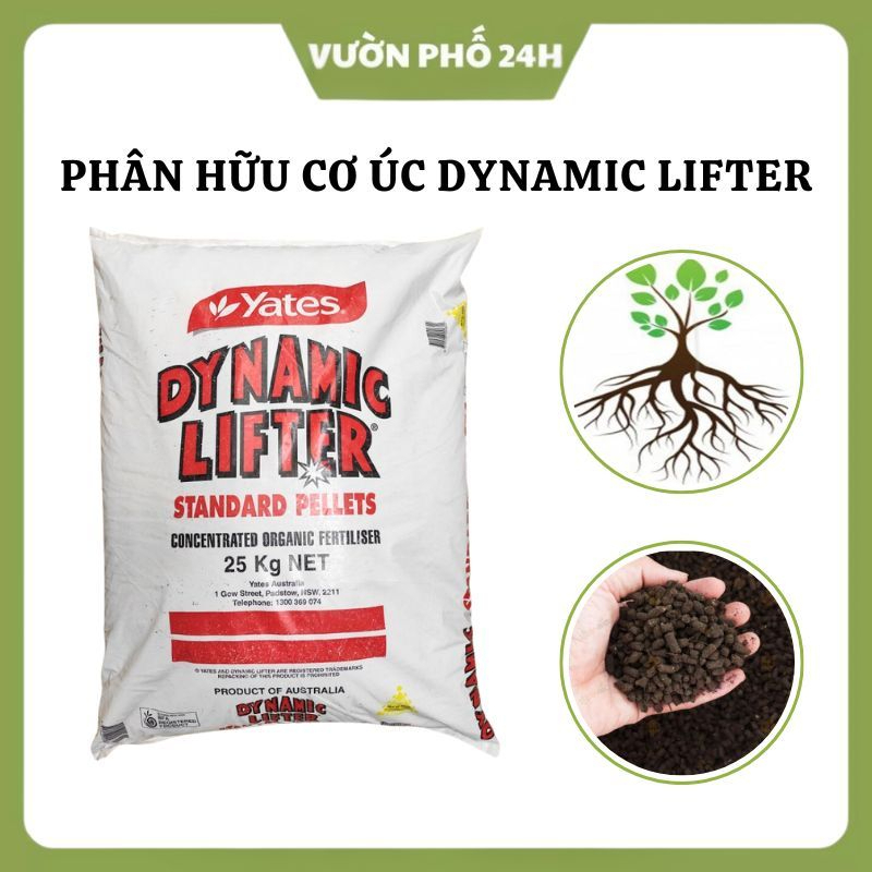 (Chiết 1kg) Phân Hữu cơ Dynamic Lifter Nhập Khẩu Úc Giữ ẩm và cải tạo ...
