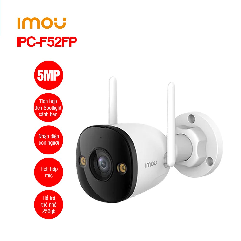 Camera IP IMOU F22P Bullet 2M WiFi Ngoài TrờI 1080P FullHD HÀNG CHÍNH ...