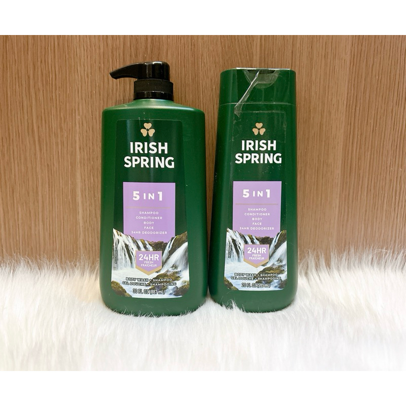 [HÀNG MỸ] Sữa tắm gội xả Irish Spring 5in1 dung tích 591/887ml | Shopee ...