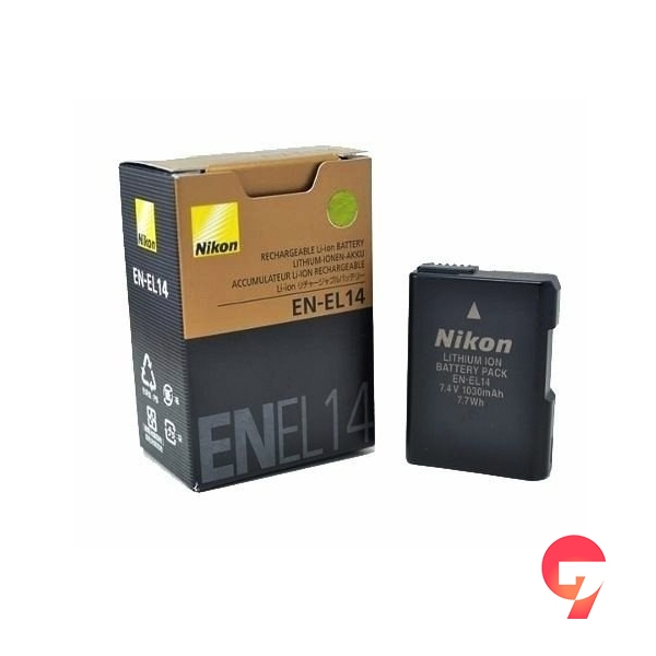 Pin Nikon EN-EL14/ EN El14 cho máy ảnh Nikon D3100, D3200, D3400, D5100 ...