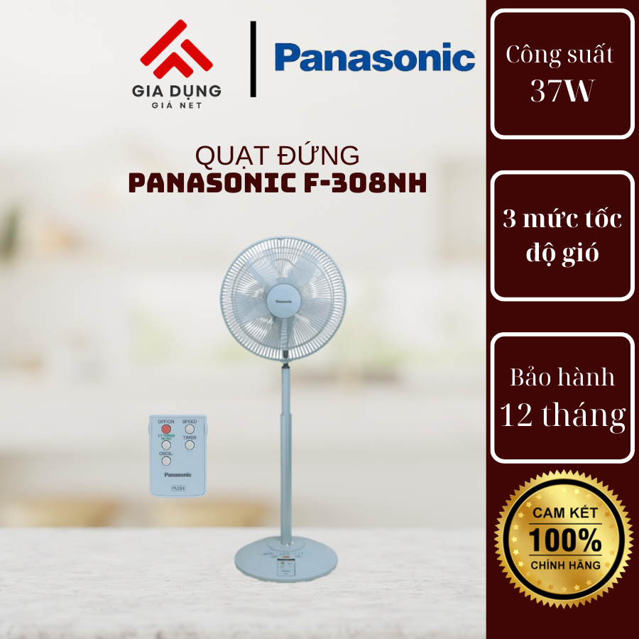 Quạt Đứng Panasonic F-308NH, hàng chính hãng, bảo hành 12 tháng ...