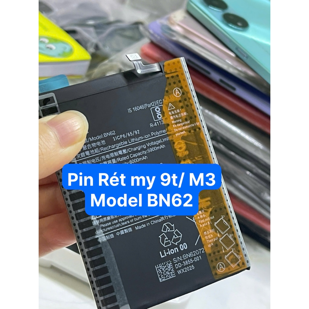 Pin Xiaomi BN62 / Poco M3 / Redmi Note 9 - 4G / Redmi 9T tặng bộ sửa và ...