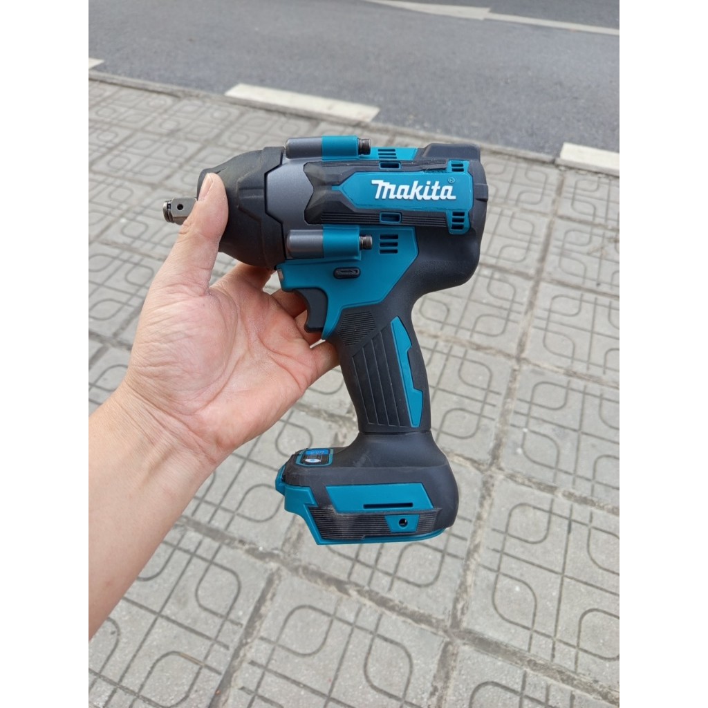 Máy Siết Bulong MAKITA Thân To Lực Siêu Khỏe_ 880N.m Chân Pin Thông Dụng mở ốc bắn bulông ...