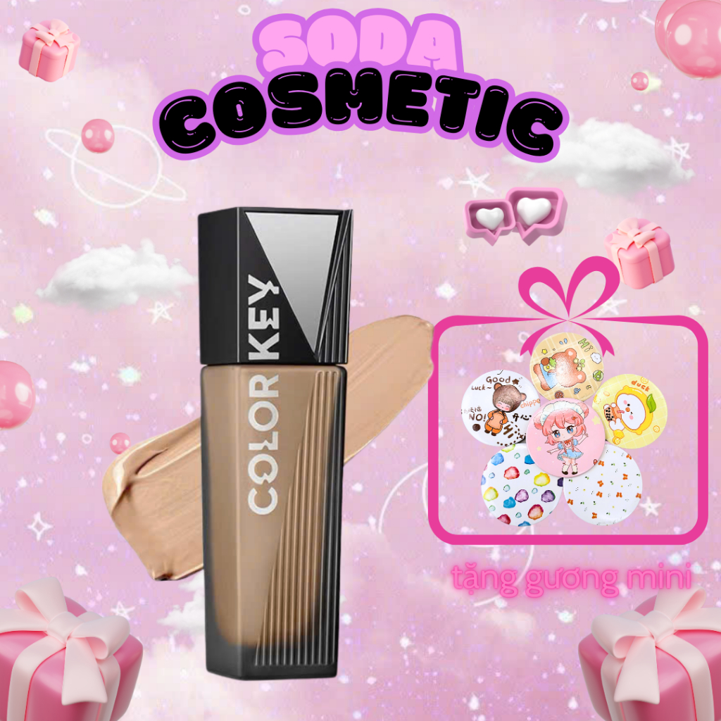 Kem Nền Colorkey Dạng Lỏng Lâu Trôi Dưỡng Ẩm Kiểm Soát Dầu Lâu Trôi ...