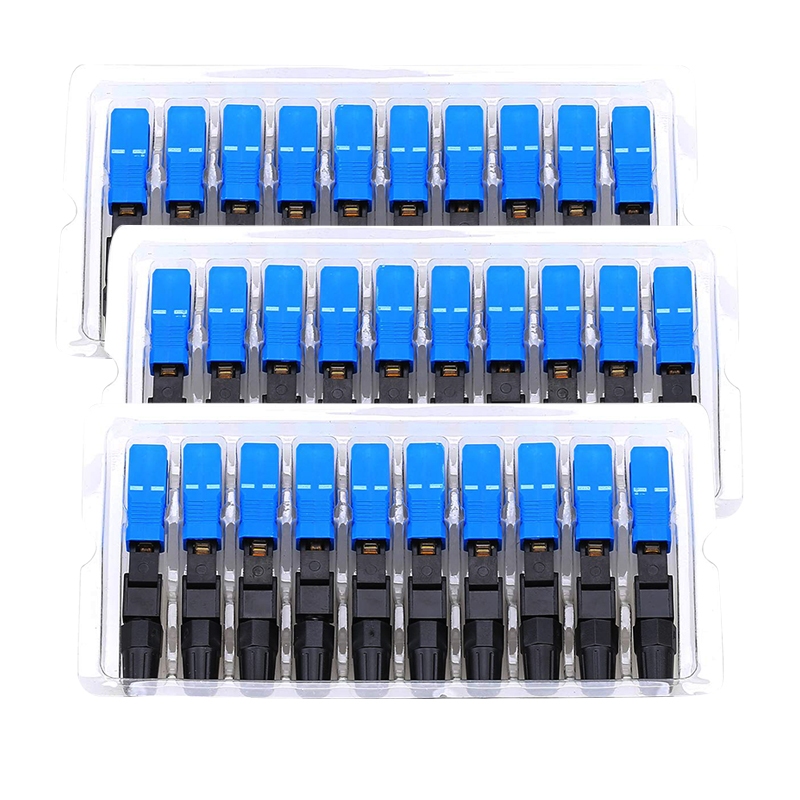 Combo 30-50-100 Fast connector - Đầu nối sợi quang chuẩn SC/UPC | Đầu ...