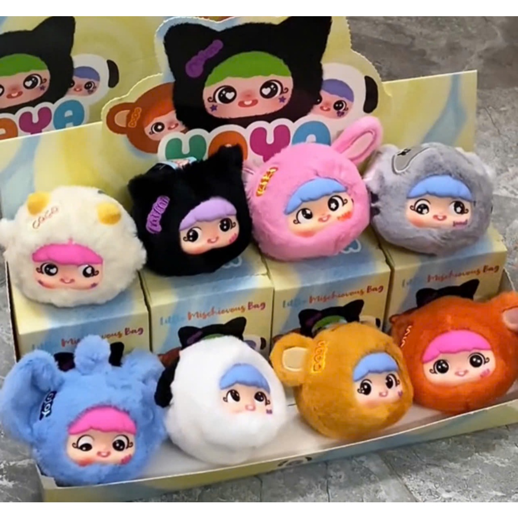 [1 BOX ] Móc Khóa Yaya Mini V1 Phiên Bản Động Vật-Blindbox Baby Three ...
